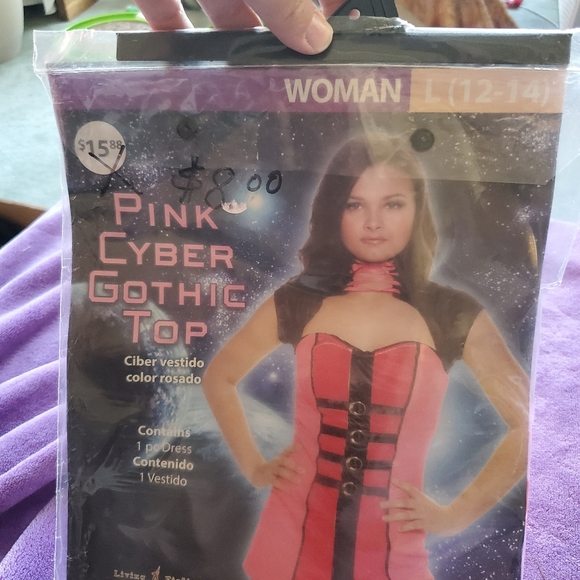 Other | 62 Pink Cyber Gothic Top Costume | Poshmark